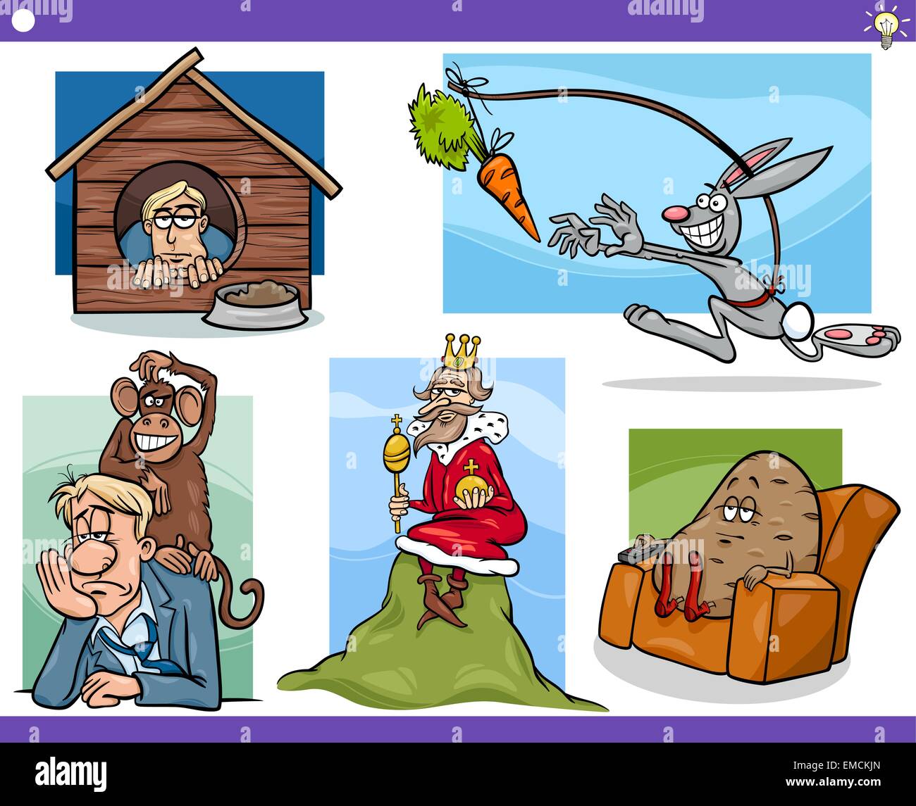 cartoon concepts and ideas set Stock Vector Image & Art - Alamy