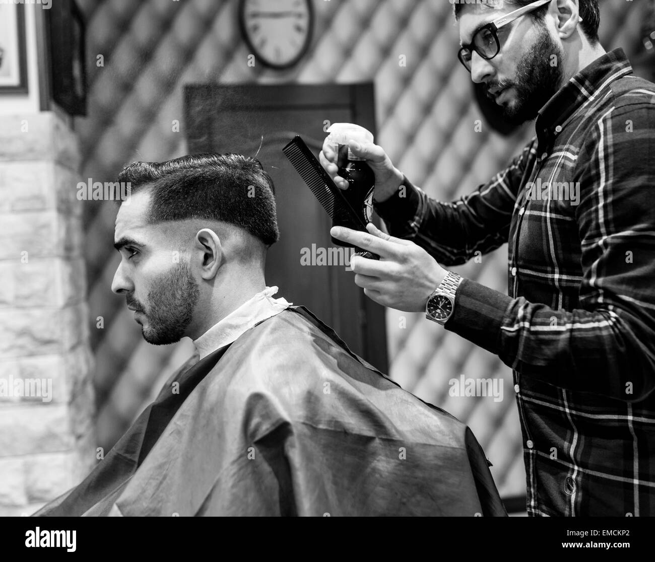 Client service, black Black and White Stock Photos & Images - Alamy