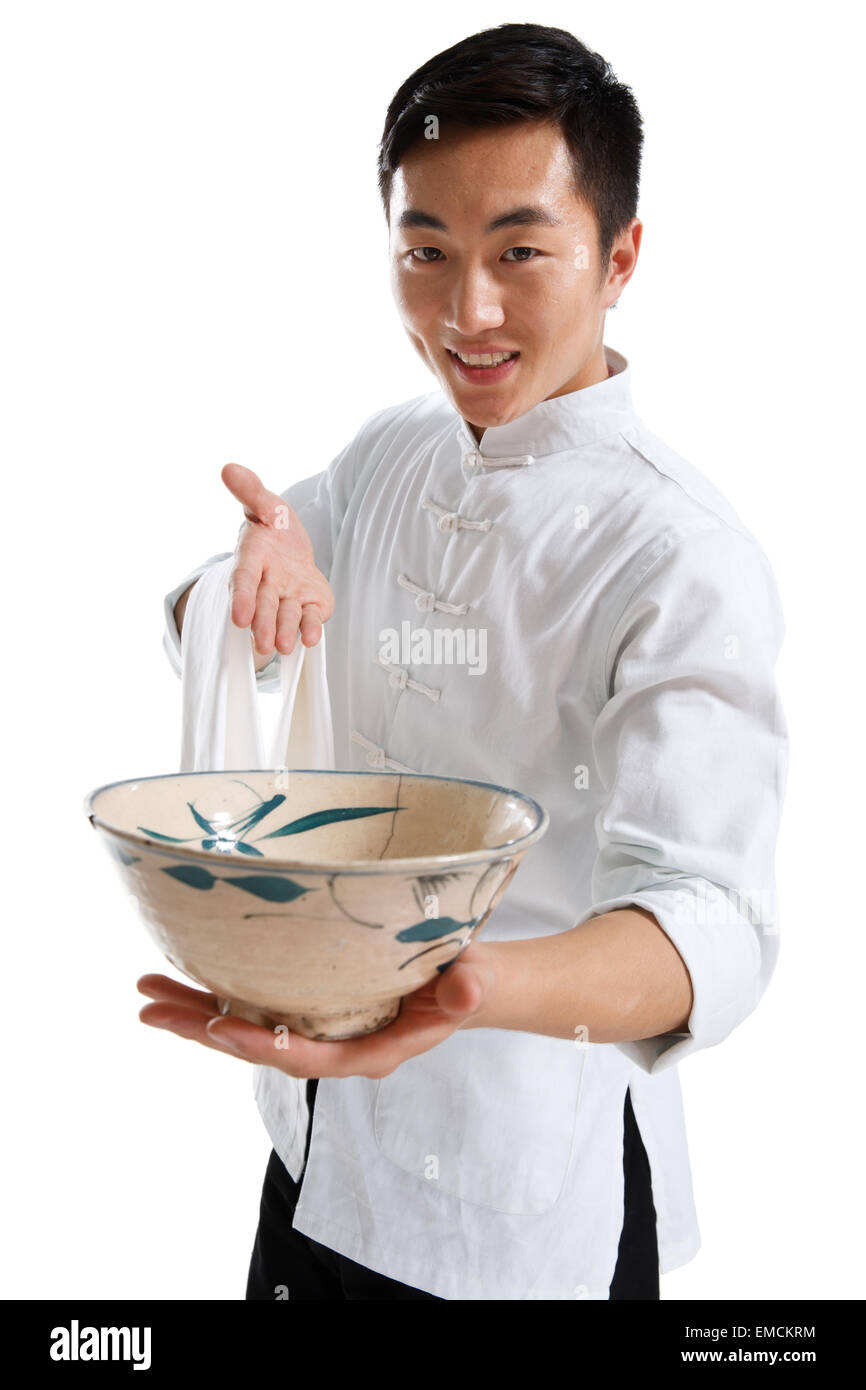 Dressed in traditional costumes of the waiter Stock Photo - Alamy