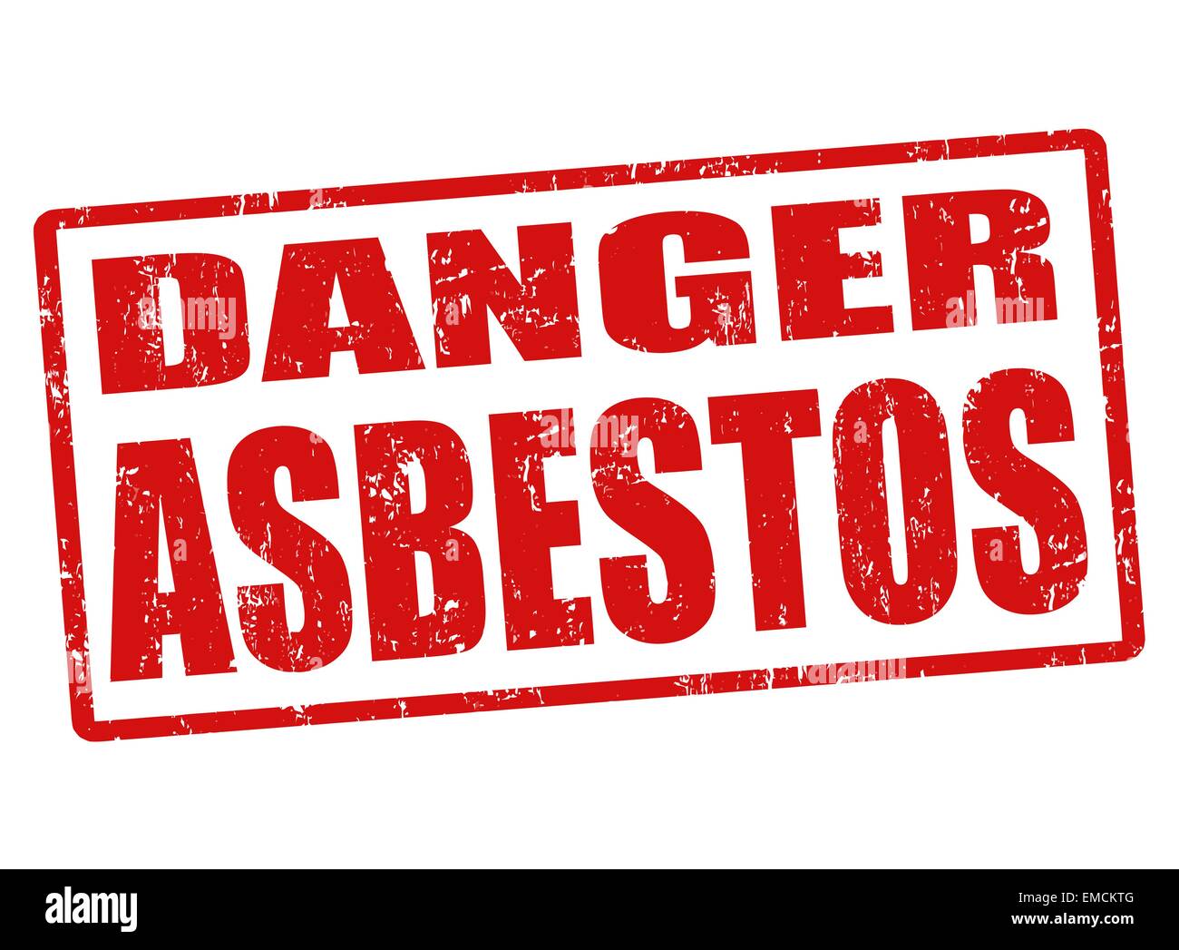 Asbestos hazard warning sign hi-res stock photography and images - Alamy