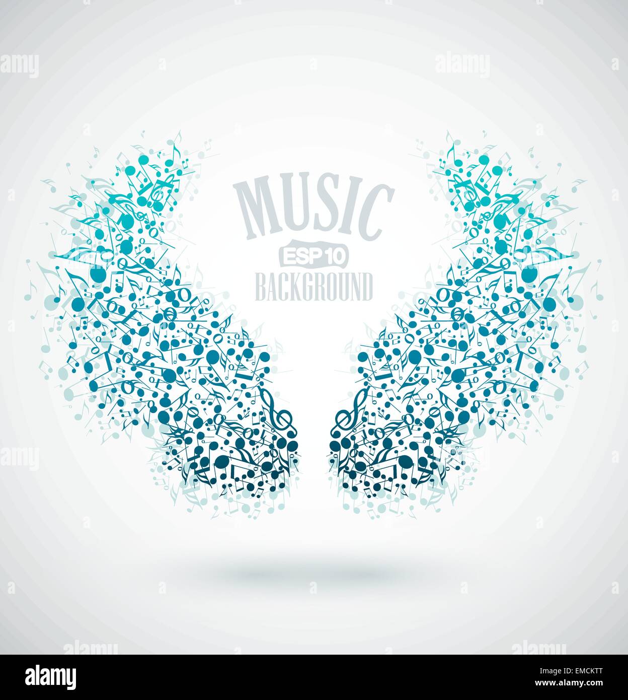 Musical wing Stock Vector Images - Alamy