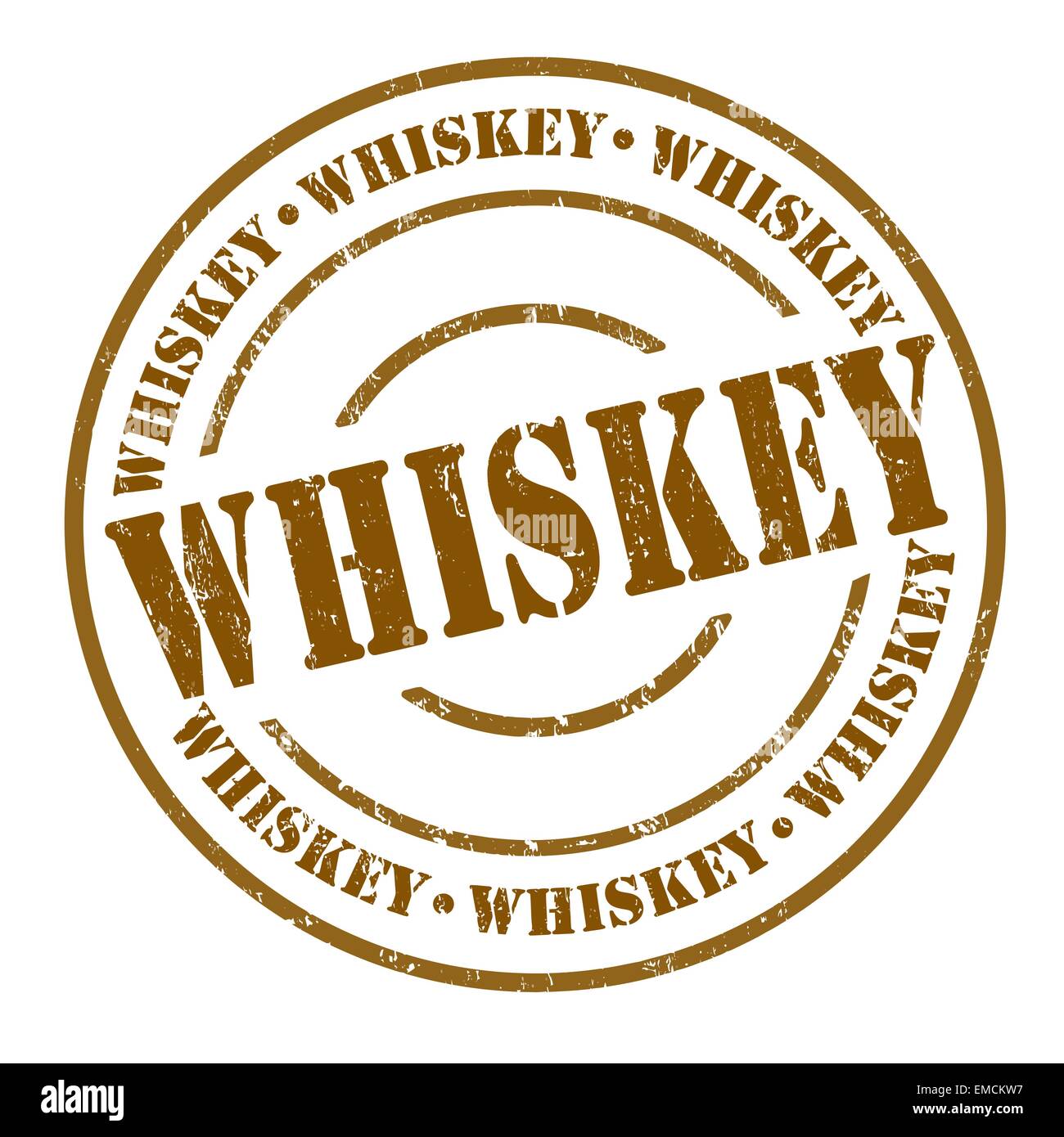Whiskey vintage stamp sign Cut Out Stock Images & Pictures - Alamy