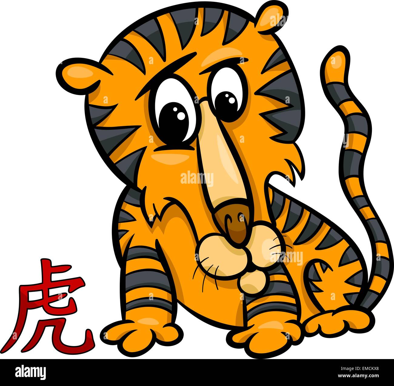 tiger chinese zodiac horoscope sign Stock Vector Image & Art - Alamy
