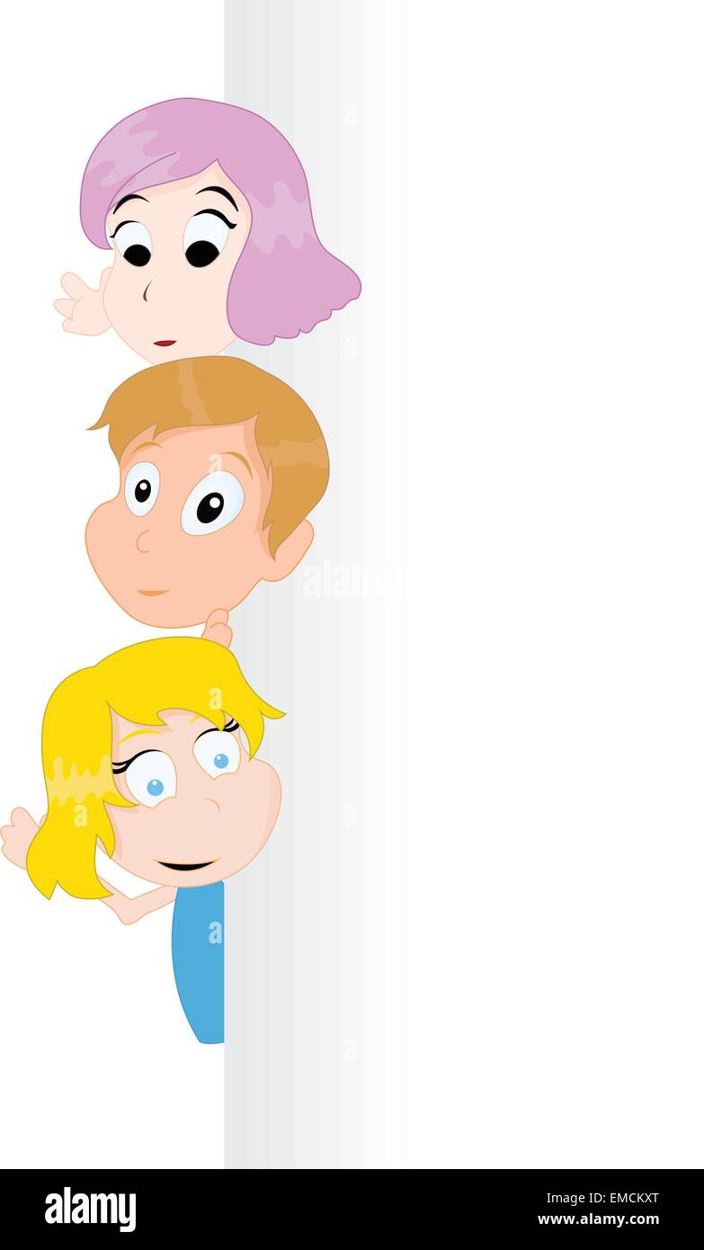 Cartoon children hi-res stock photography and images - Alamy
