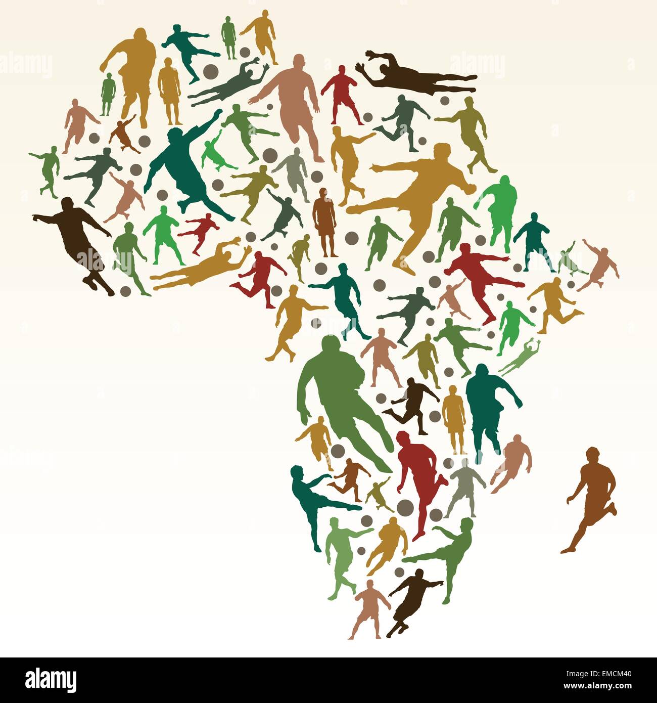 South african soccer player Stock Vector Images - Alamy