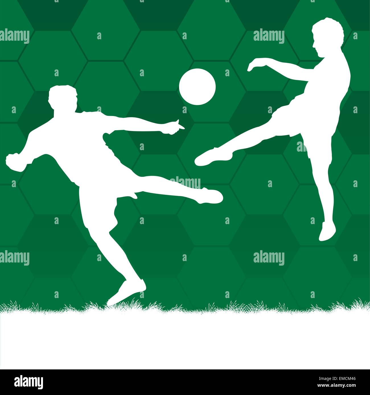 Soccer field and soccer players training Stock Vector Images - Alamy