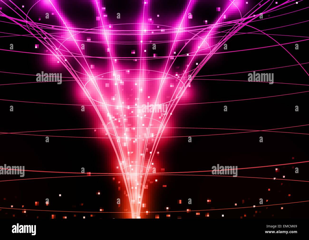 Neon Technology Background Stock Vector Image & Art - Alamy