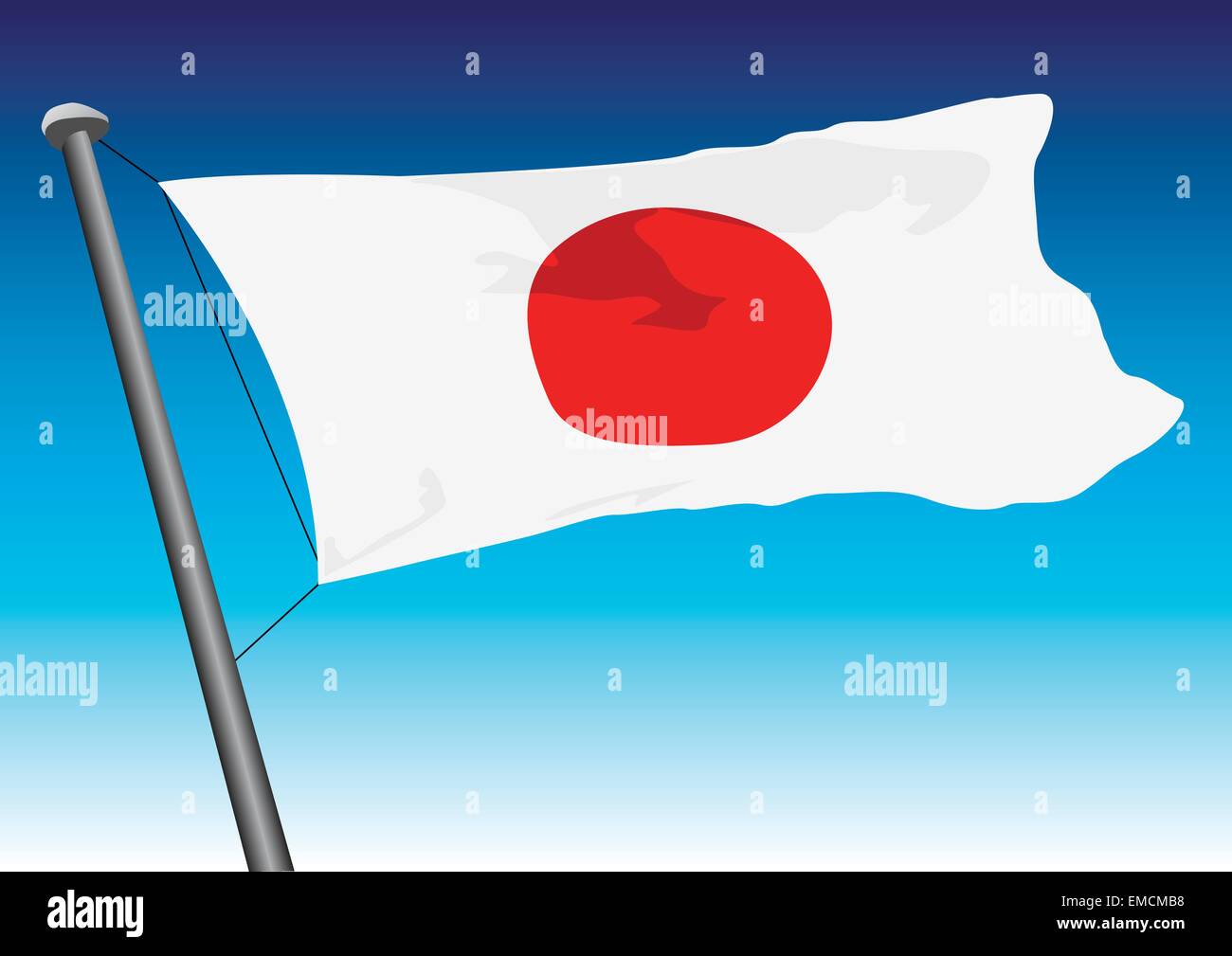 Flag of Japan Stock Vector Image & Art - Alamy