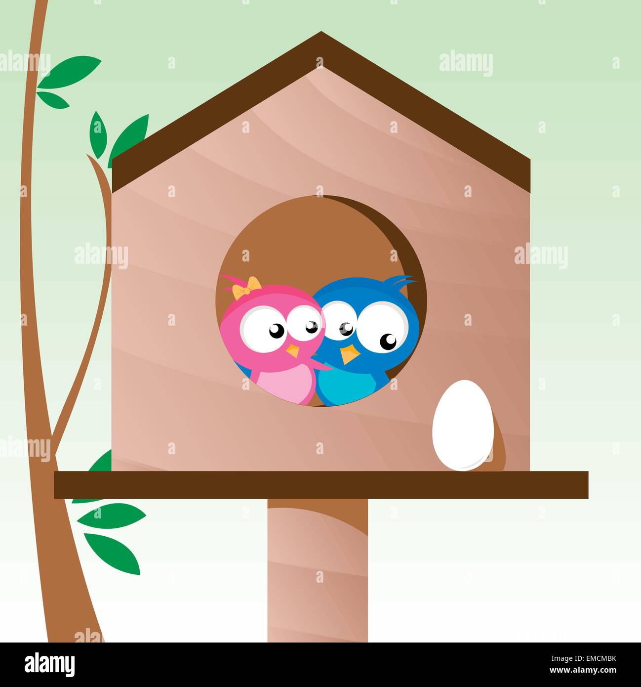 Birds nest Stock Vector Images - Alamy
