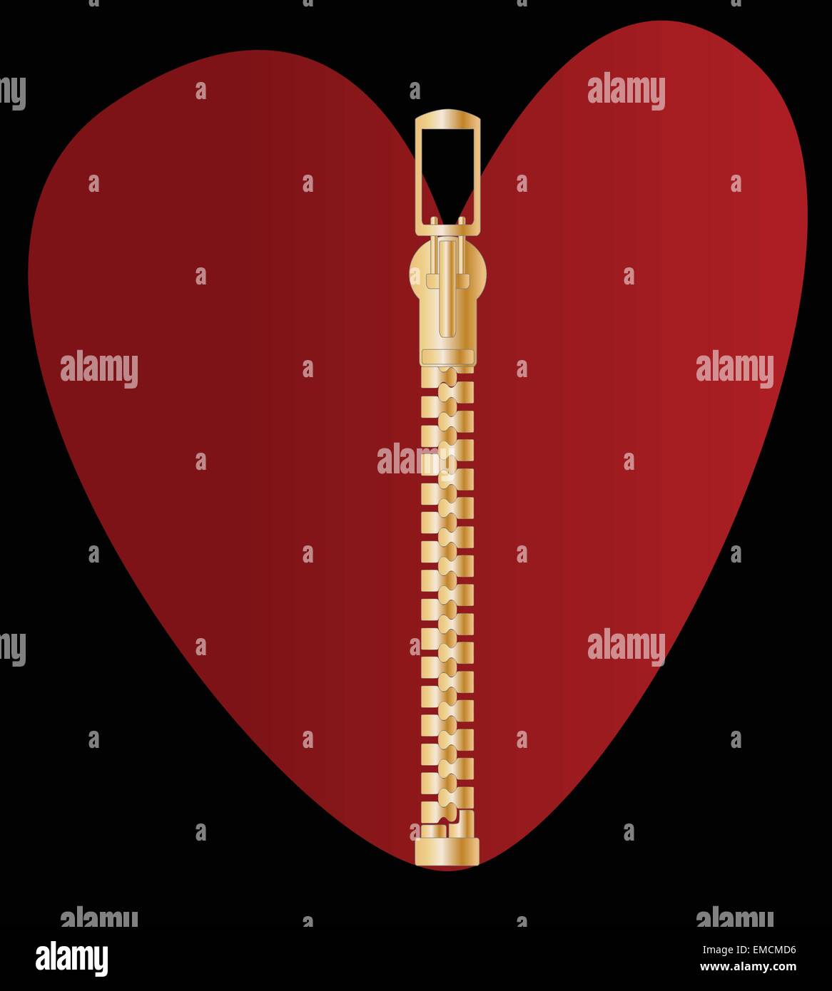 Black love heart Stock Vector Images - Alamy