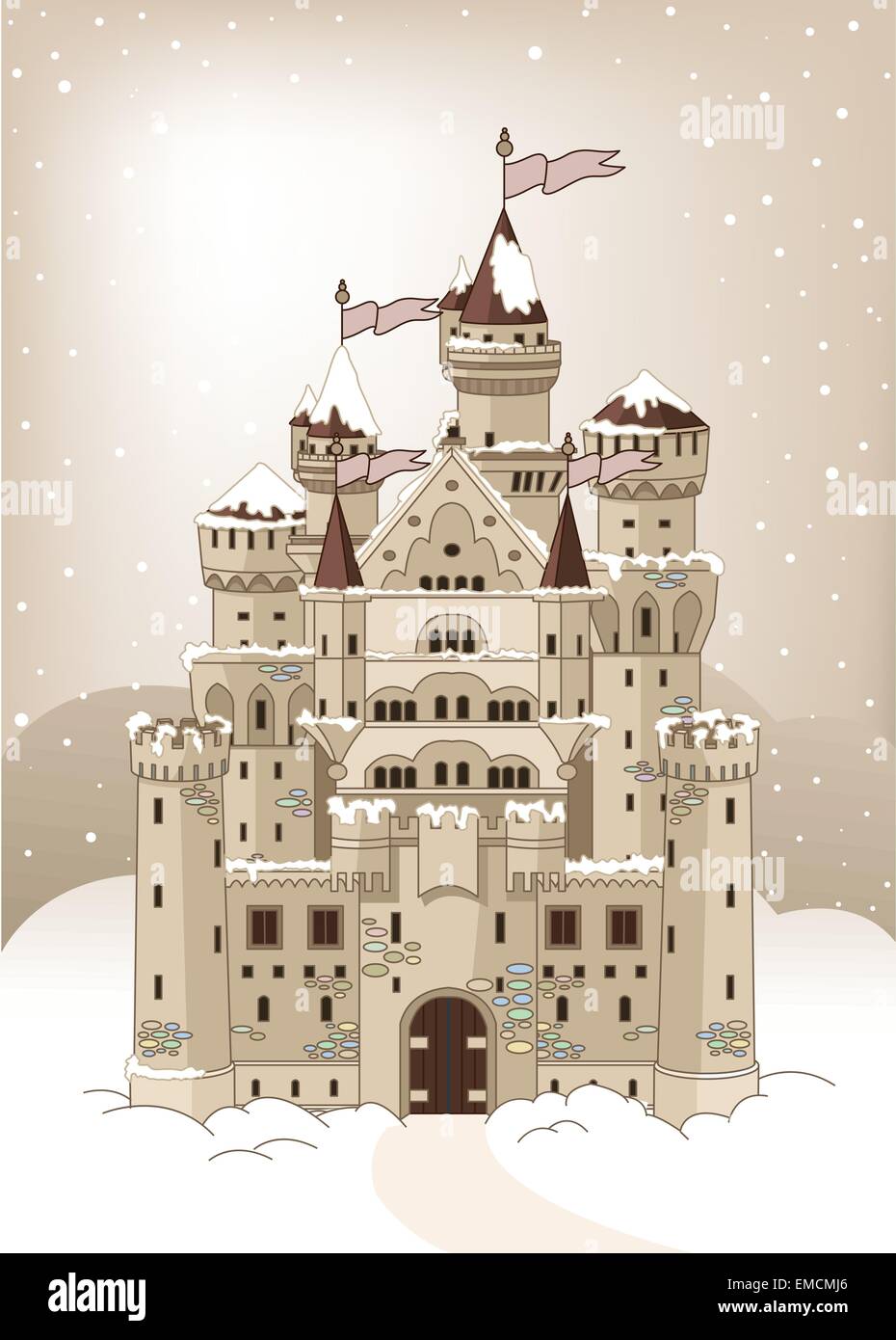 Winter fairy tale Stock Vector Images - Alamy