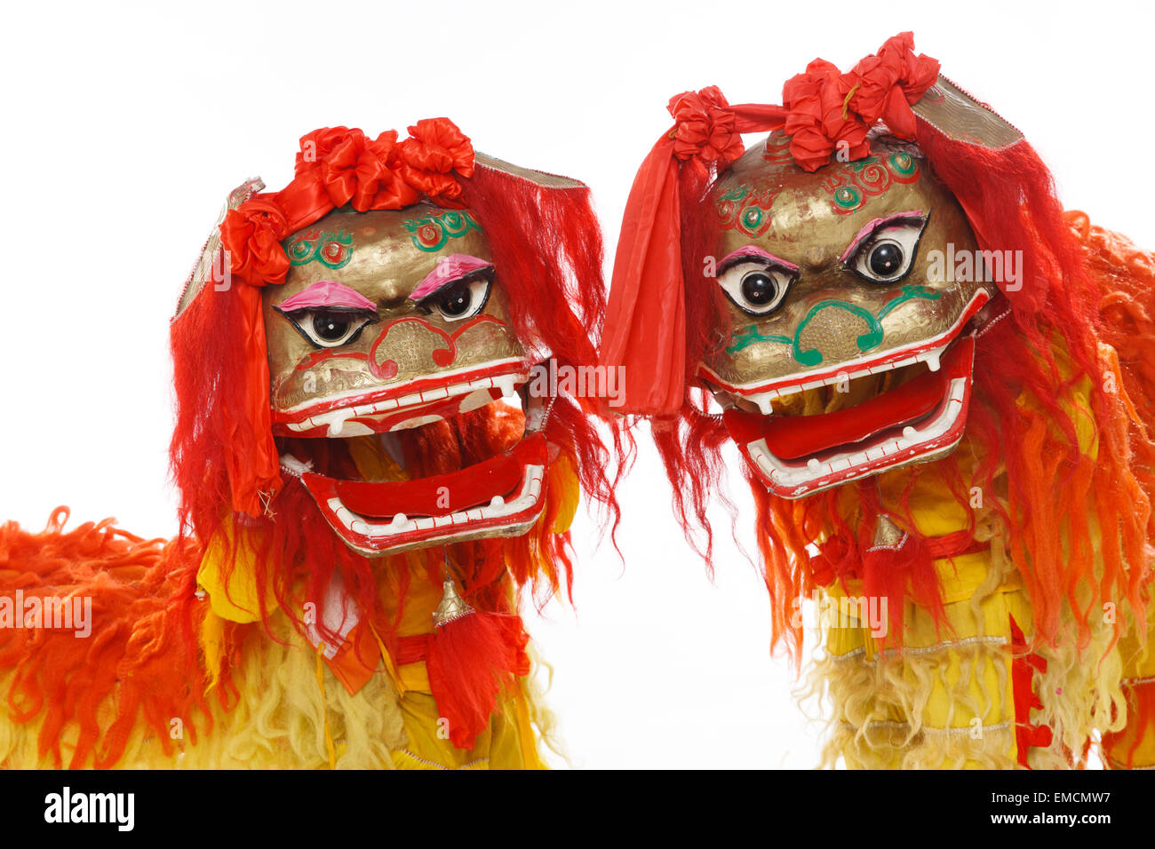 The lion dance Stock Photo - Alamy