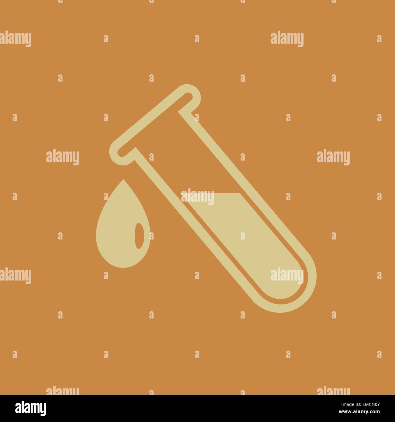 Blood test icon flat Stock Vector Images - Alamy