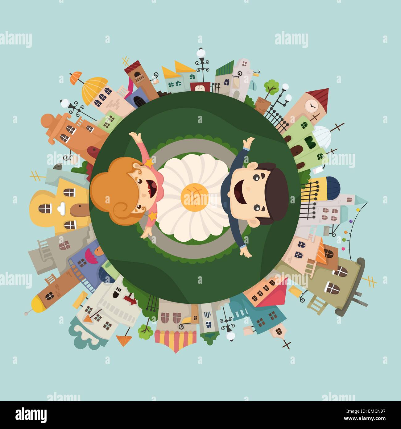 Globe character Stock Vector Images - Alamy