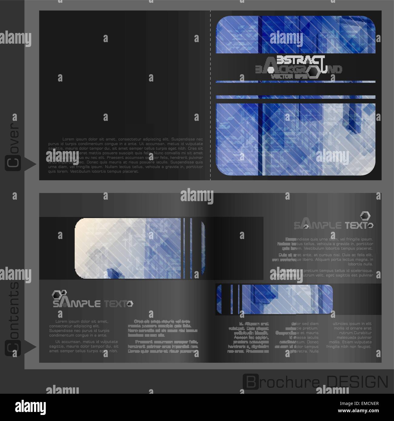 Futuristic brochure design hi-res stock photography and images - Alamy