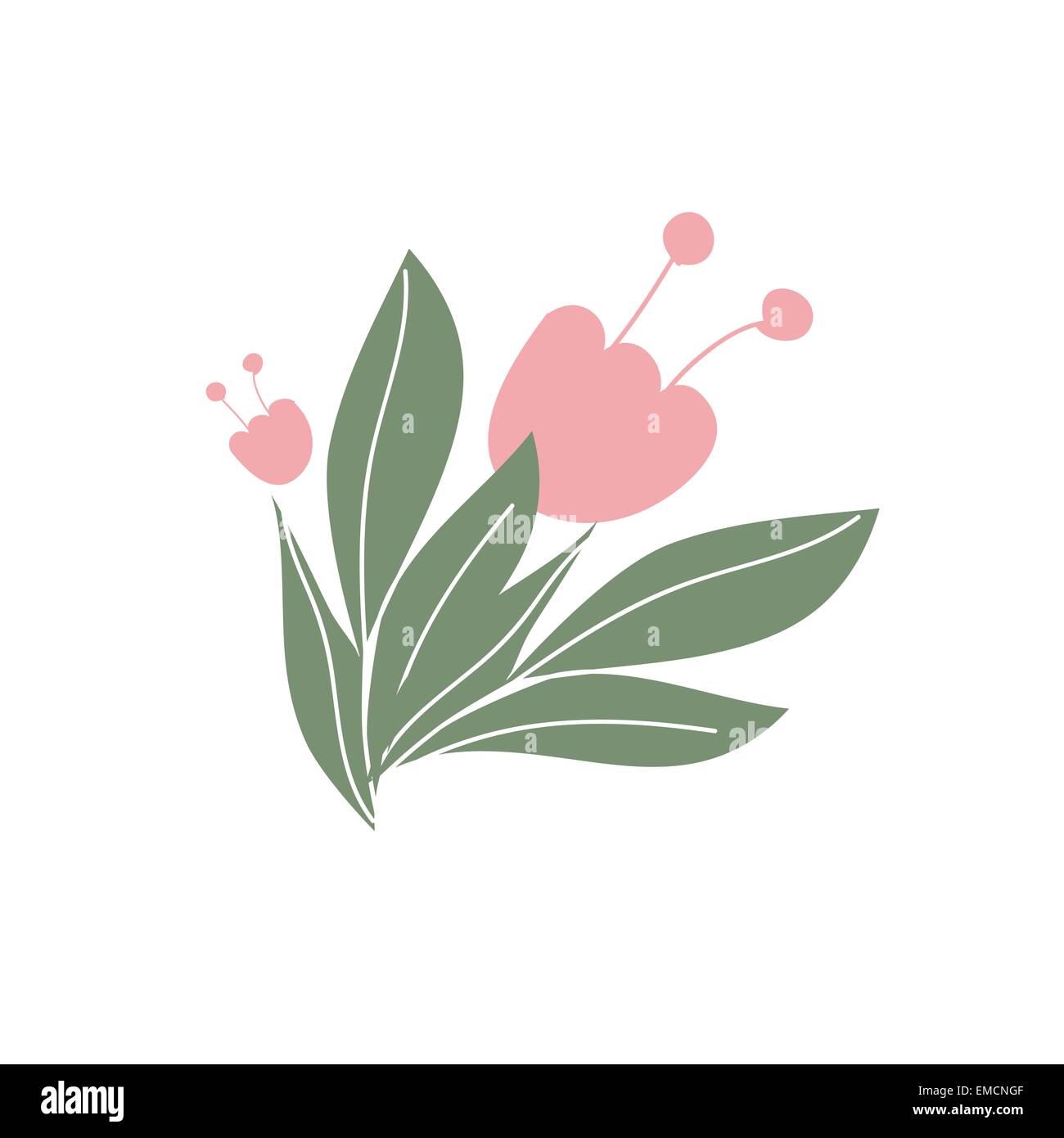 Flower wreaths Stock Vector Images - Alamy