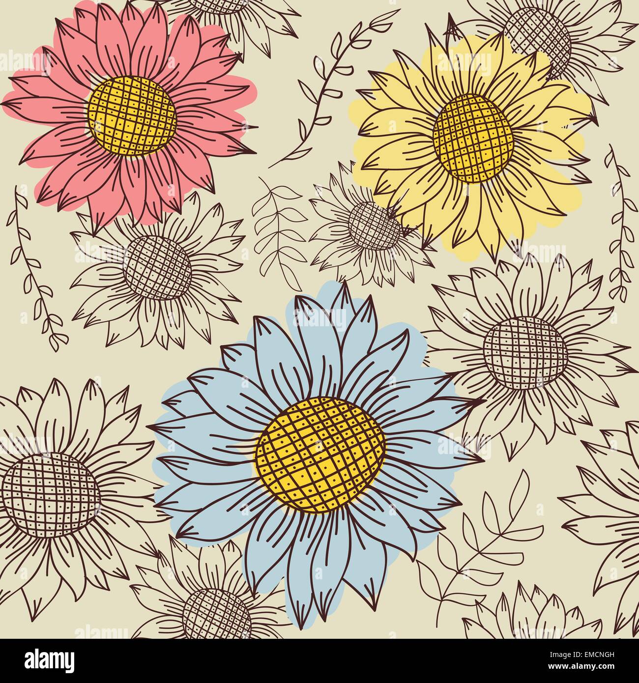 Sunflower Pattern Tumblr