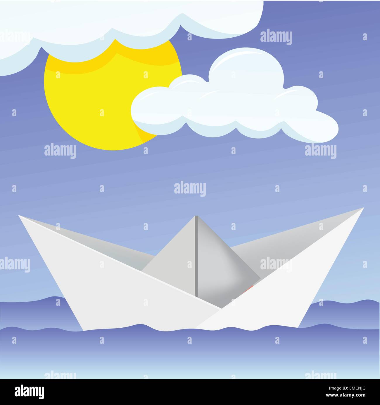 Paper float Stock Vector Images - Alamy