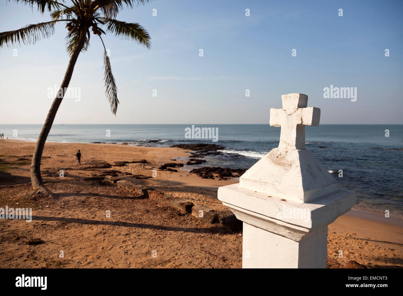 India, Goa, Anjuna, view to Anjuna Beach Stock Photo - Alamy