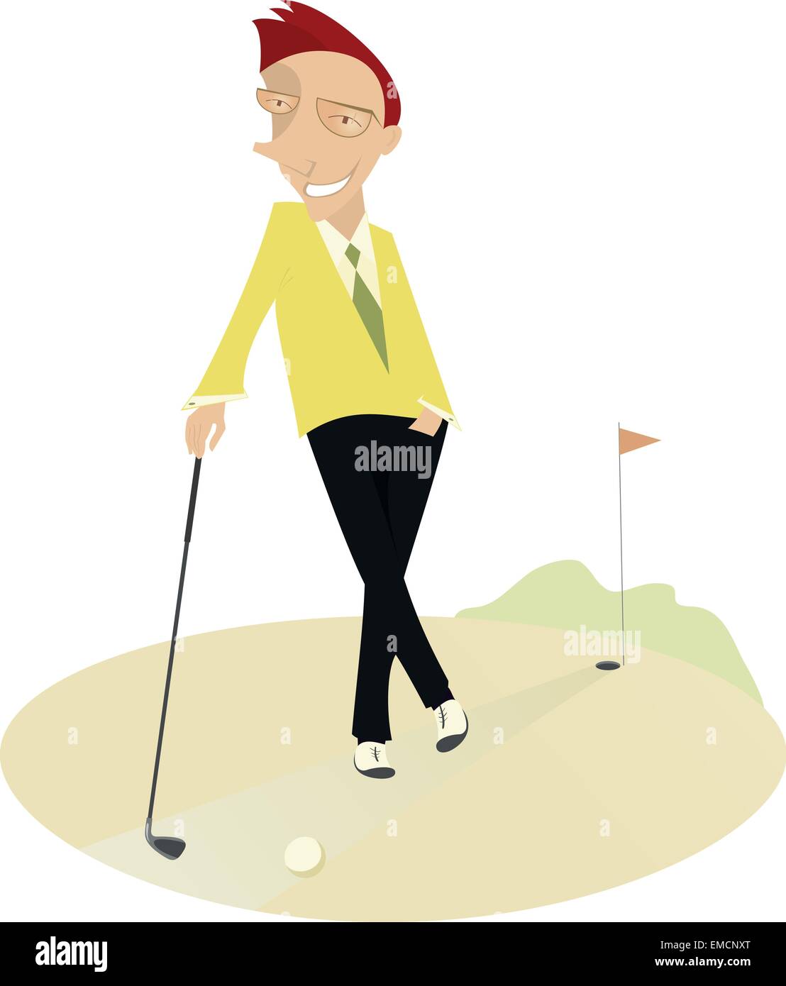 Good day for playing golf Stock Vector Image & Art - Alamy