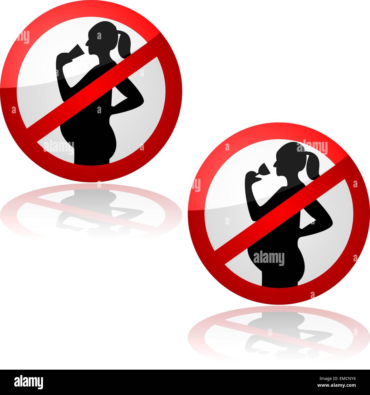 Women drink drinks Stock Vector Images - Alamy