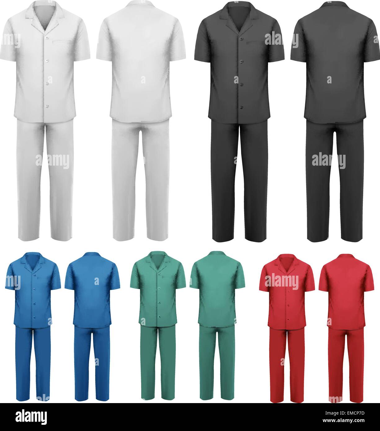 Black doctor back view Stock Vector Images - Alamy