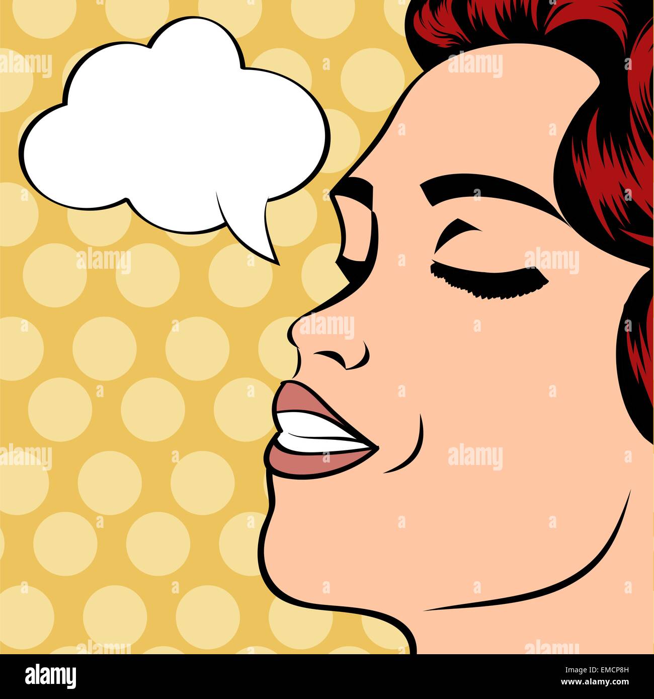 Illustration girl sad expression Stock Vector Images - Alamy