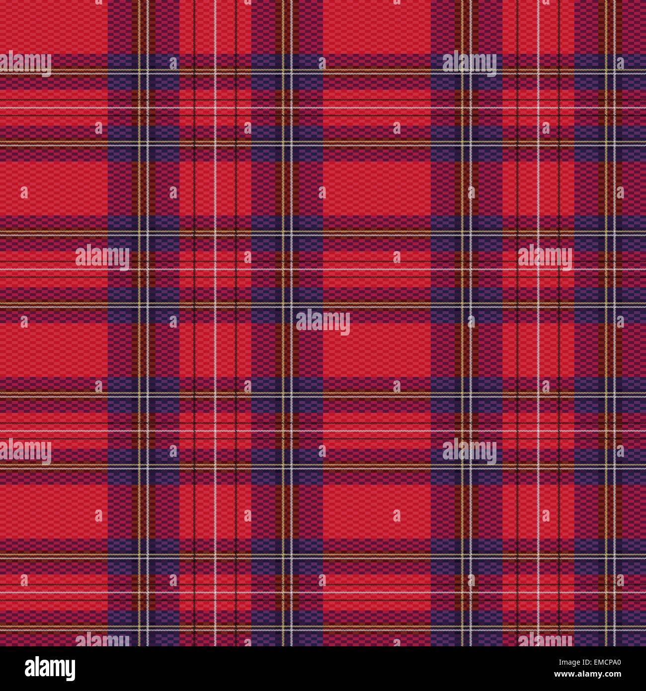 Rectangular tartan red fabric seamless texture Stock Vector Image & Art ...