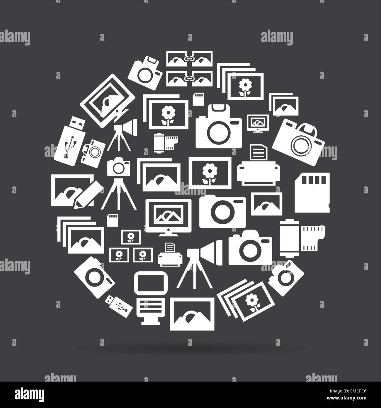 Photo circle Stock Vector Images - Alamy
