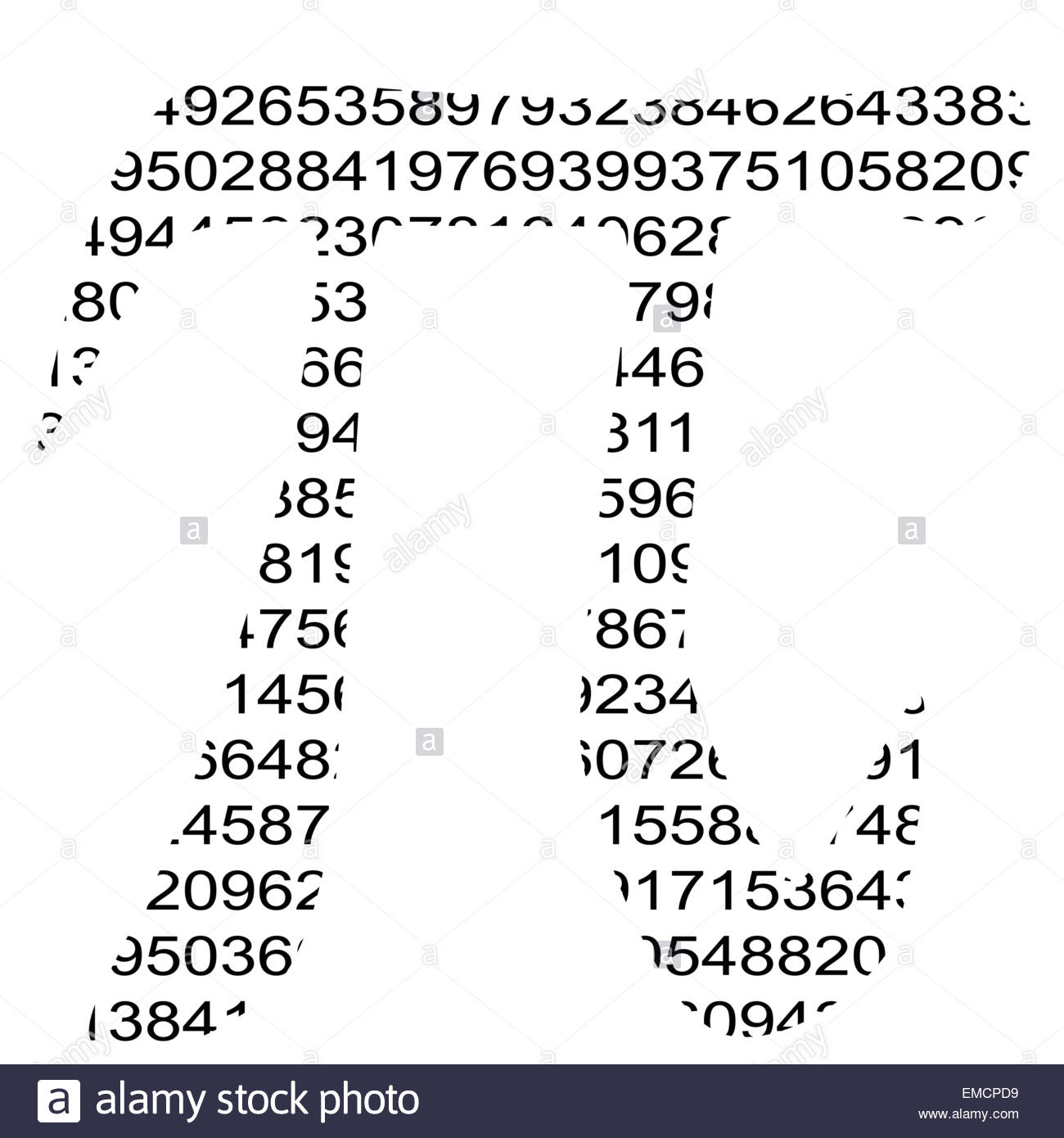 Pi Symbol Cut Out Stock Images & Pictures - Alamy