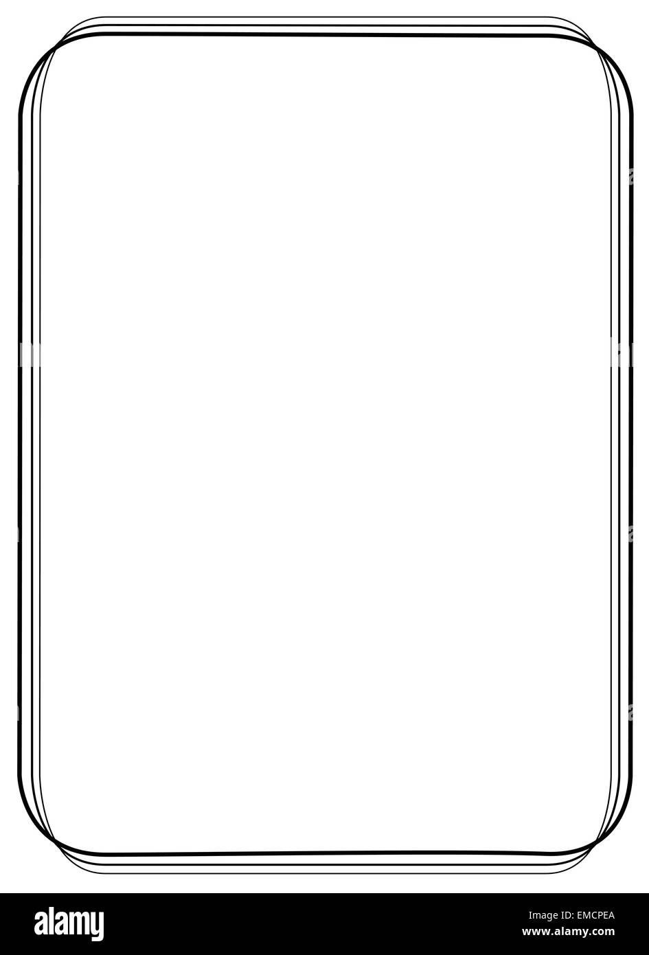 Narrow white border hi-res stock photography and images - Alamy