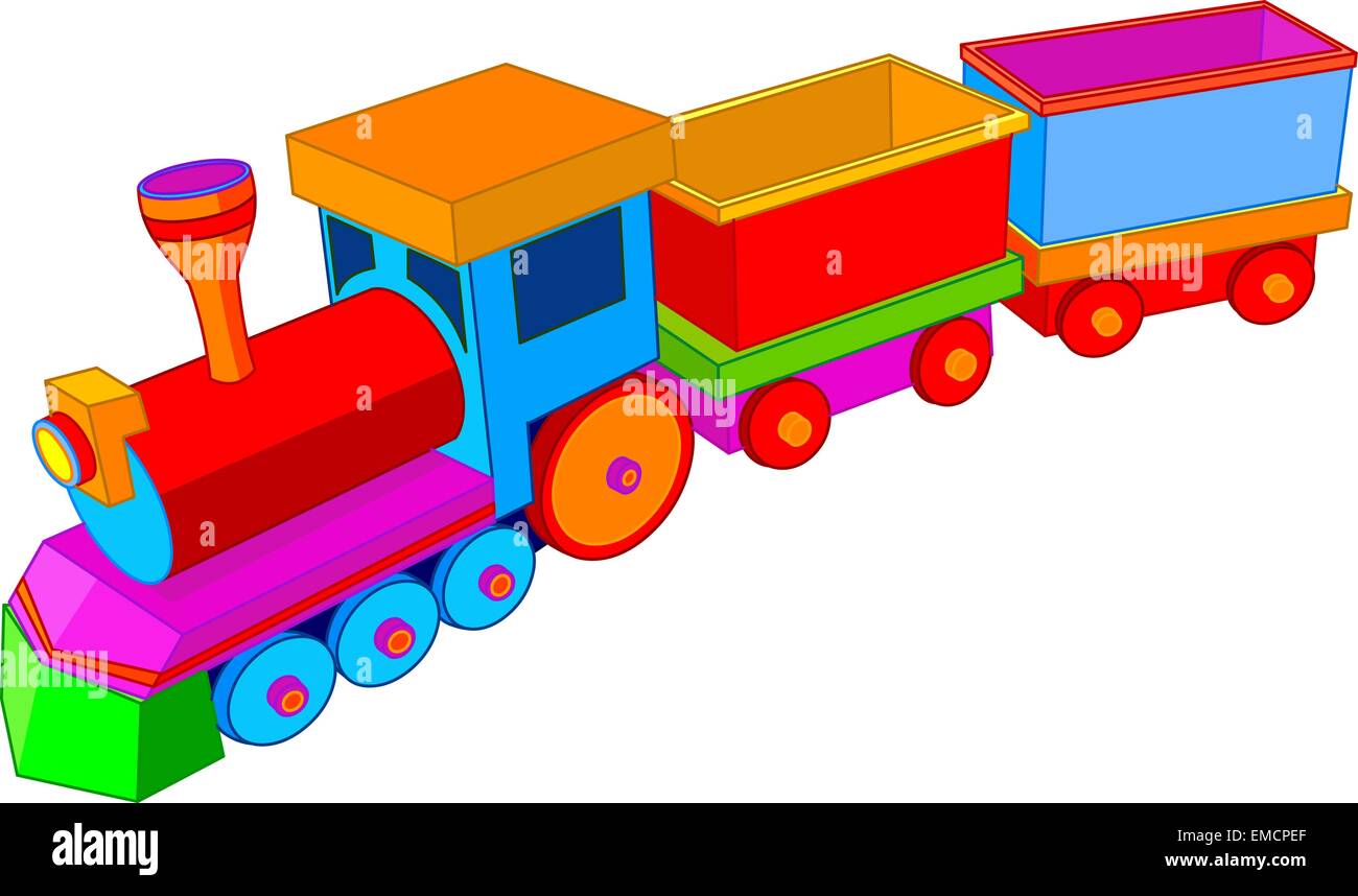 Steam train child drawing hi-res stock photography and images - Alamy