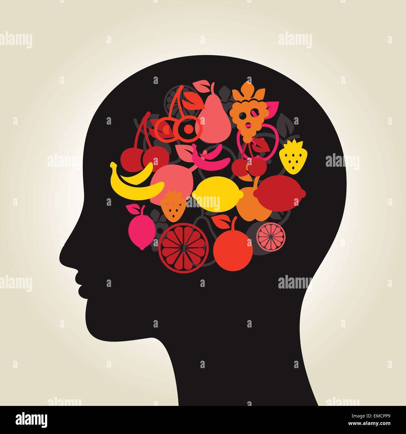Fruit person Stock Vector Images - Alamy