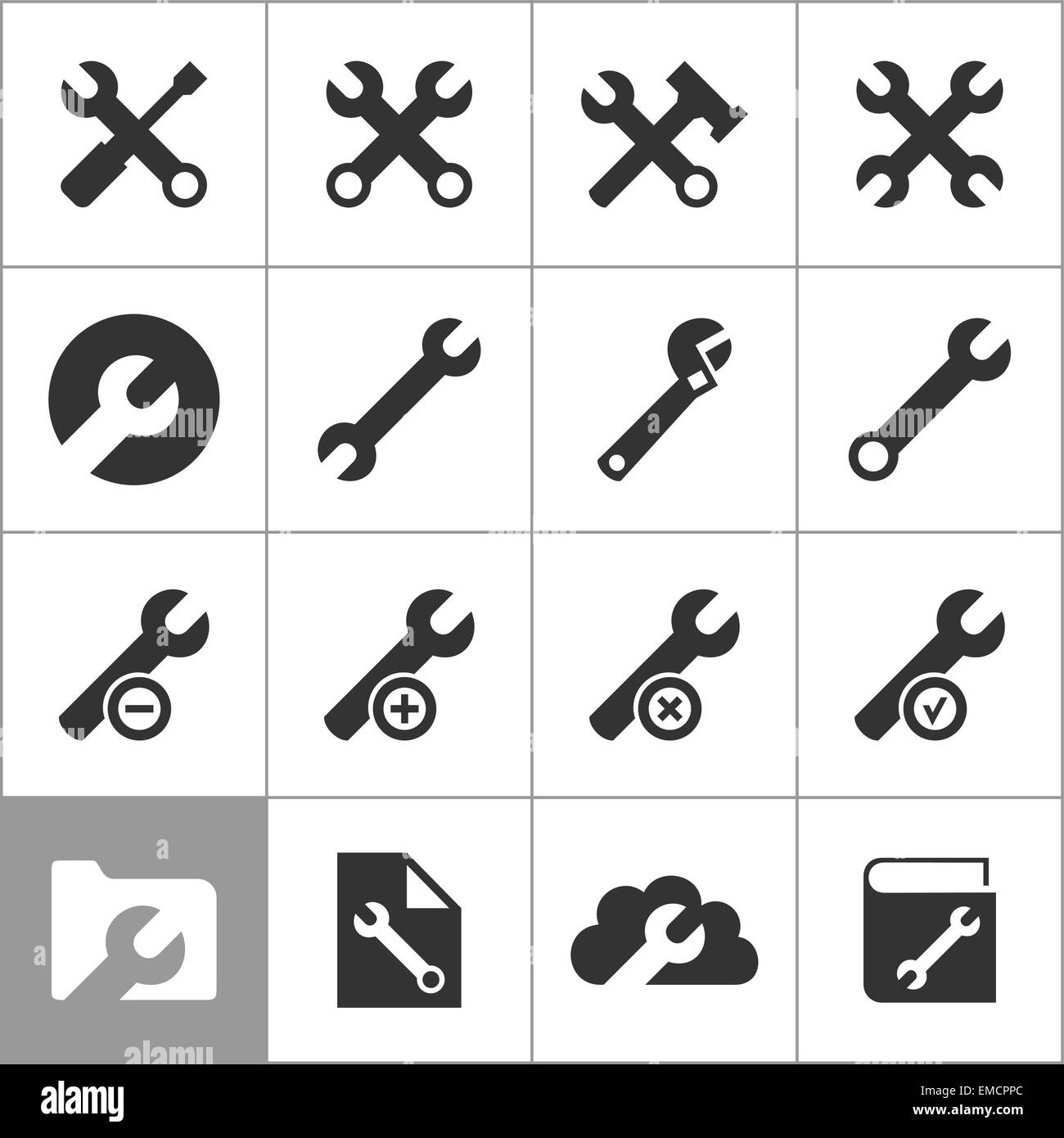 Icons of tools7 Stock Vector Image & Art - Alamy
