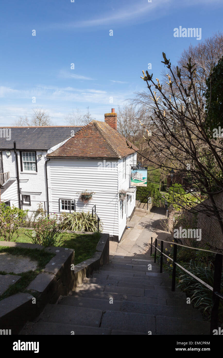 The Ypres Castle pub (Wipers} in Rye, East Sussex, UK Stock Photo - Alamy