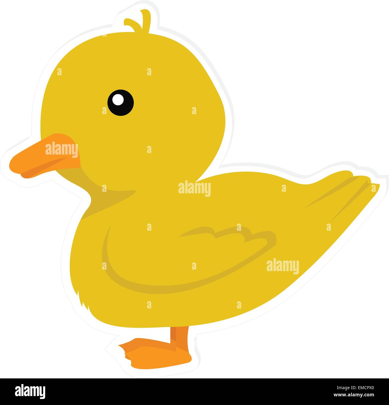 Duck white Stock Vector Images - Alamy