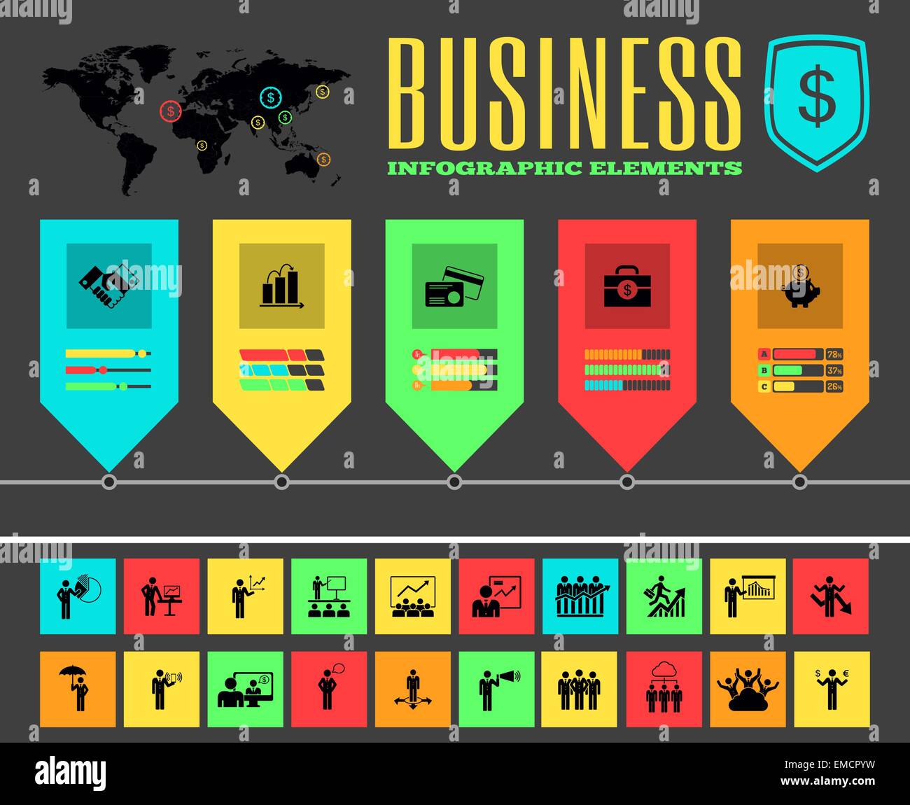 Business infographic hi-res stock photography and images - Alamy