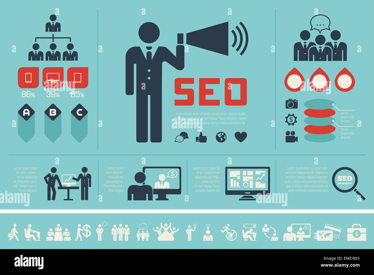 Media generation Stock Vector Images - Alamy