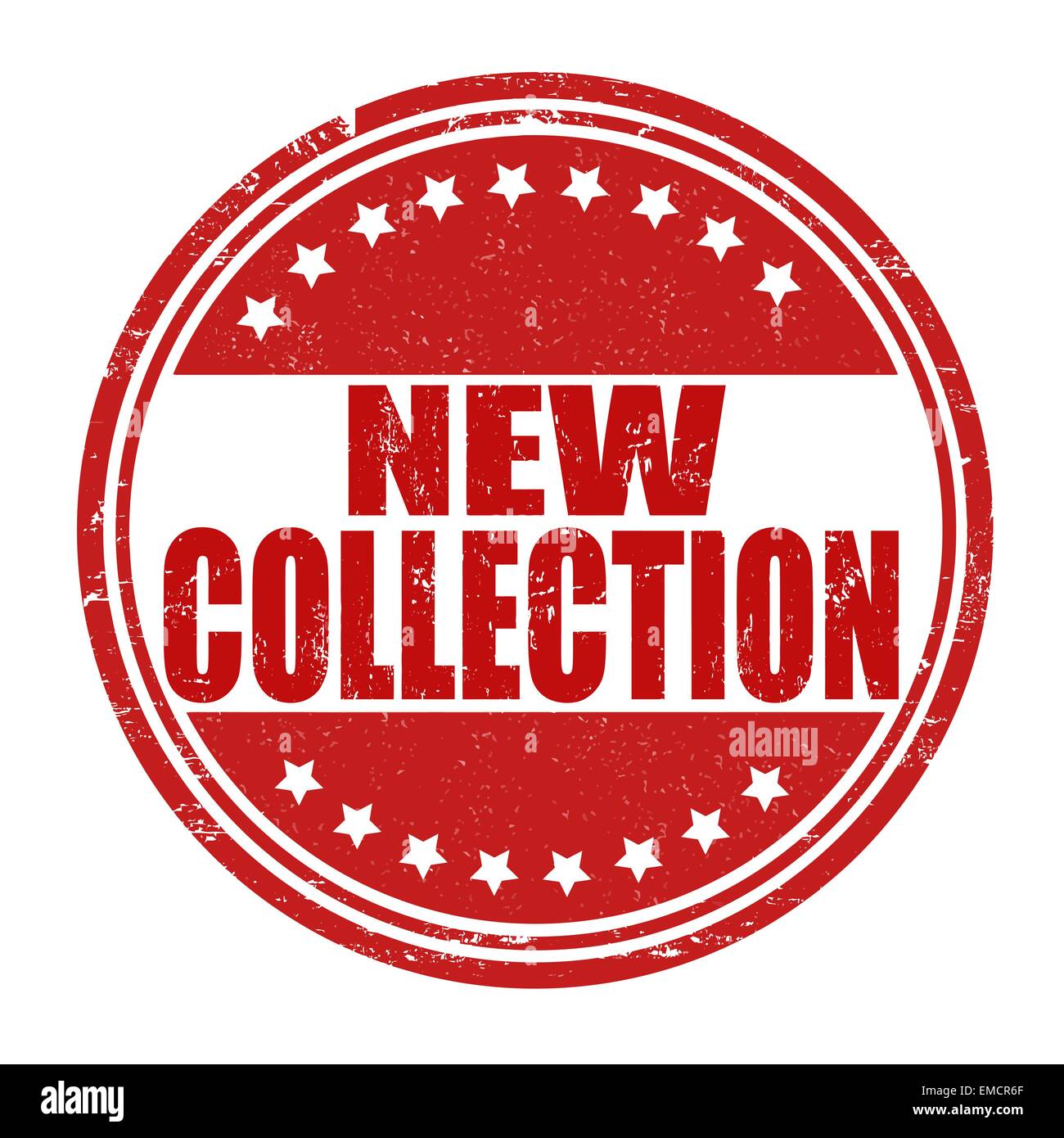 New collection stamp Stock Vector Image & Art - Alamy