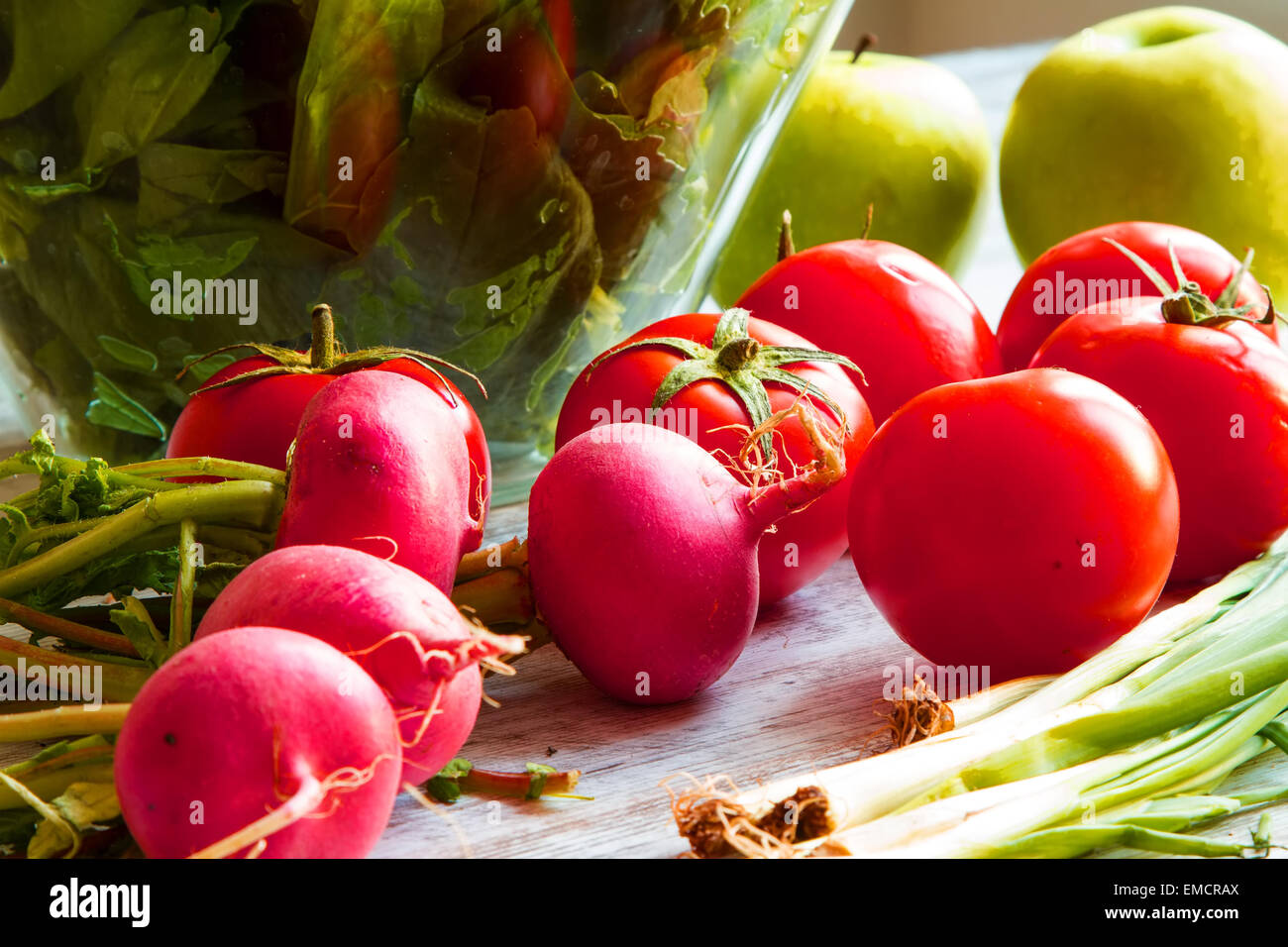 Preparing some vegetables before cooking Stock Photo - Alamy