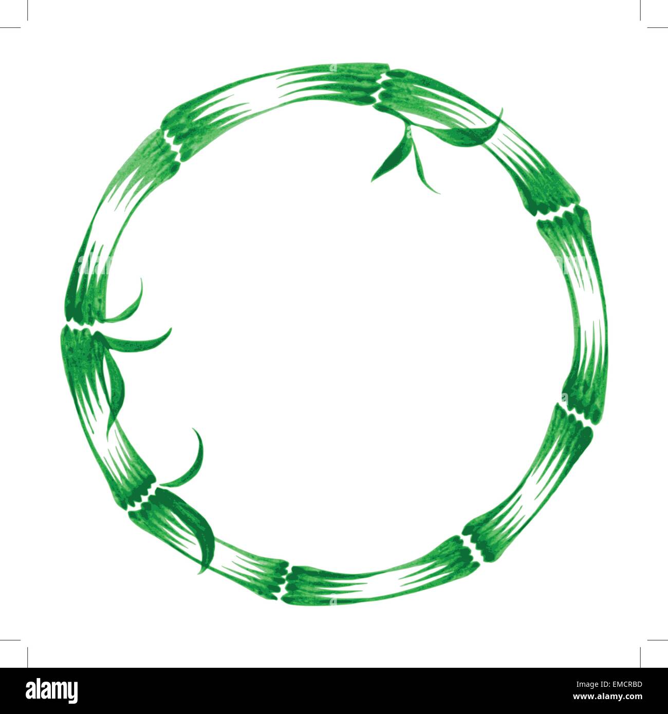 decorative circle bamboo Stock Vector Image & Art - Alamy