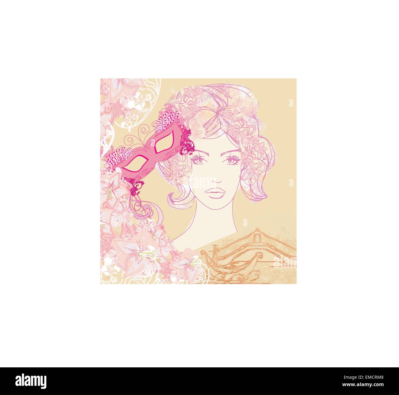 Carnival woman costume Stock Vector Images - Alamy