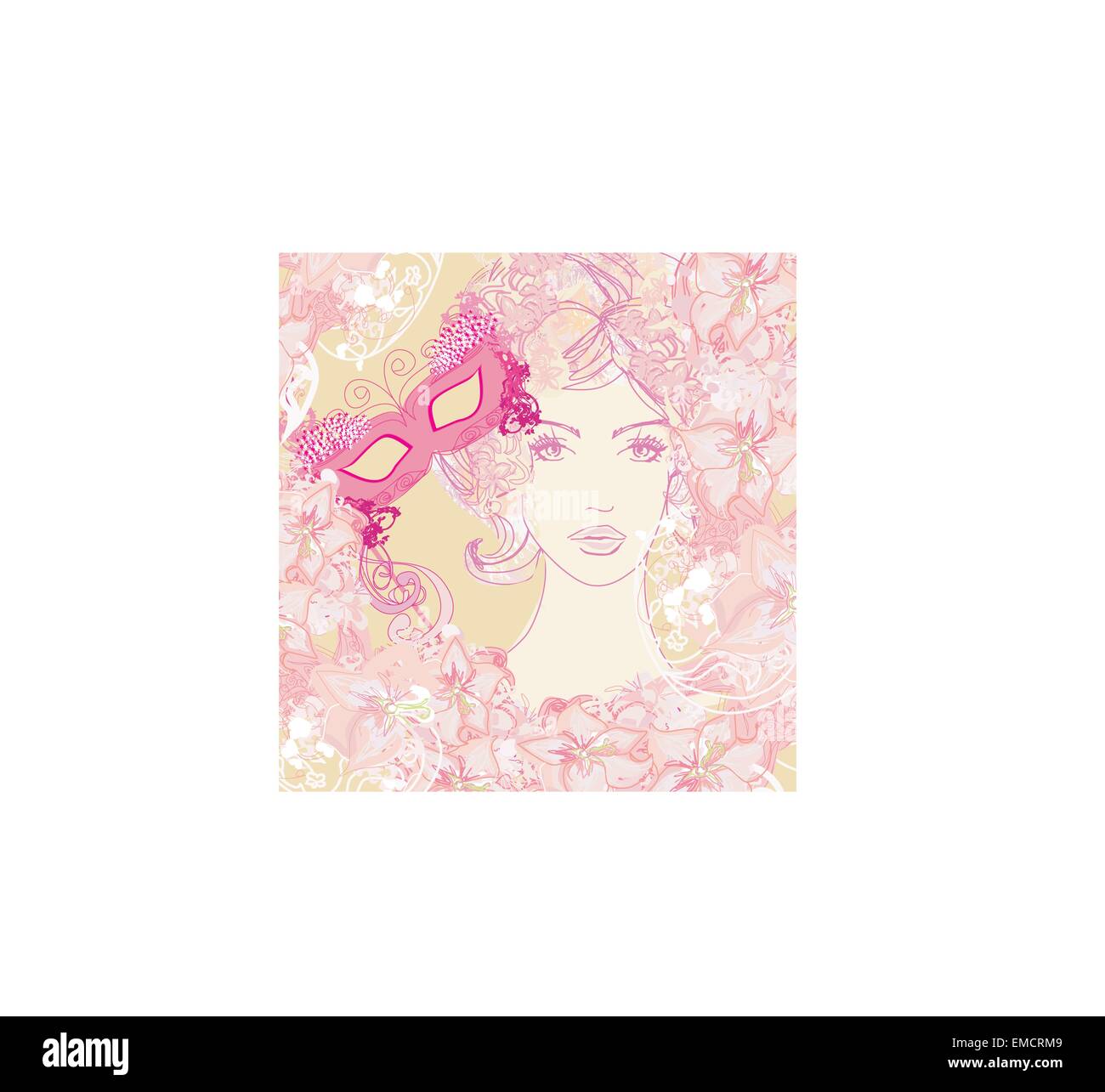 Domino mask Stock Vector Images - Alamy