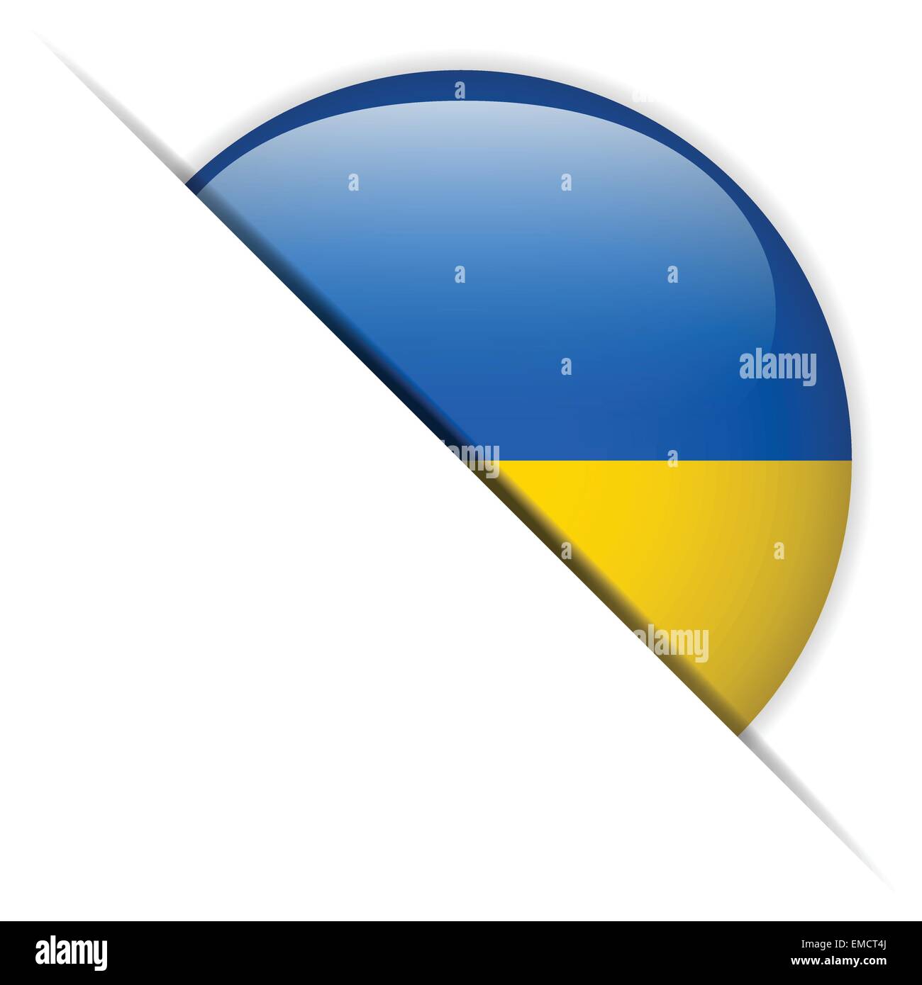Vector template ukraine flag Stock Vector Images - Alamy