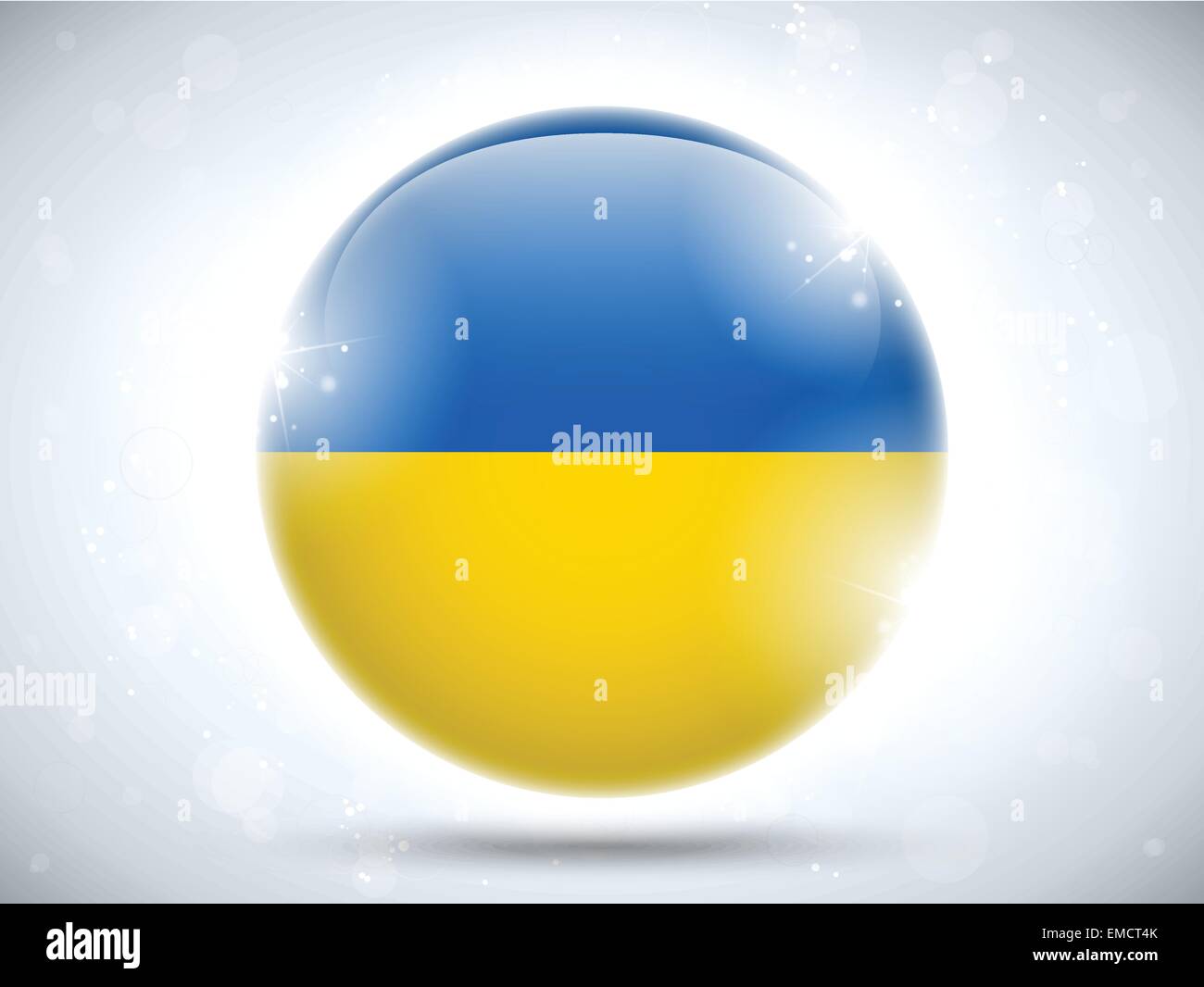 Vector template ukraine flag Stock Vector Images - Alamy