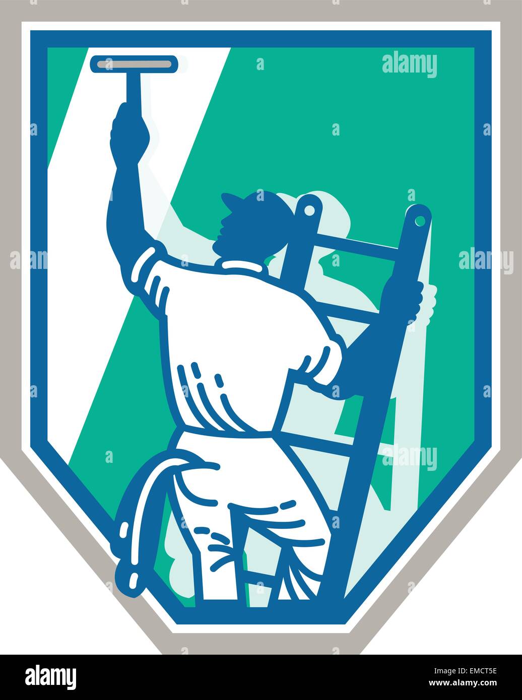 Retro cleaner Stock Vector Images - Alamy