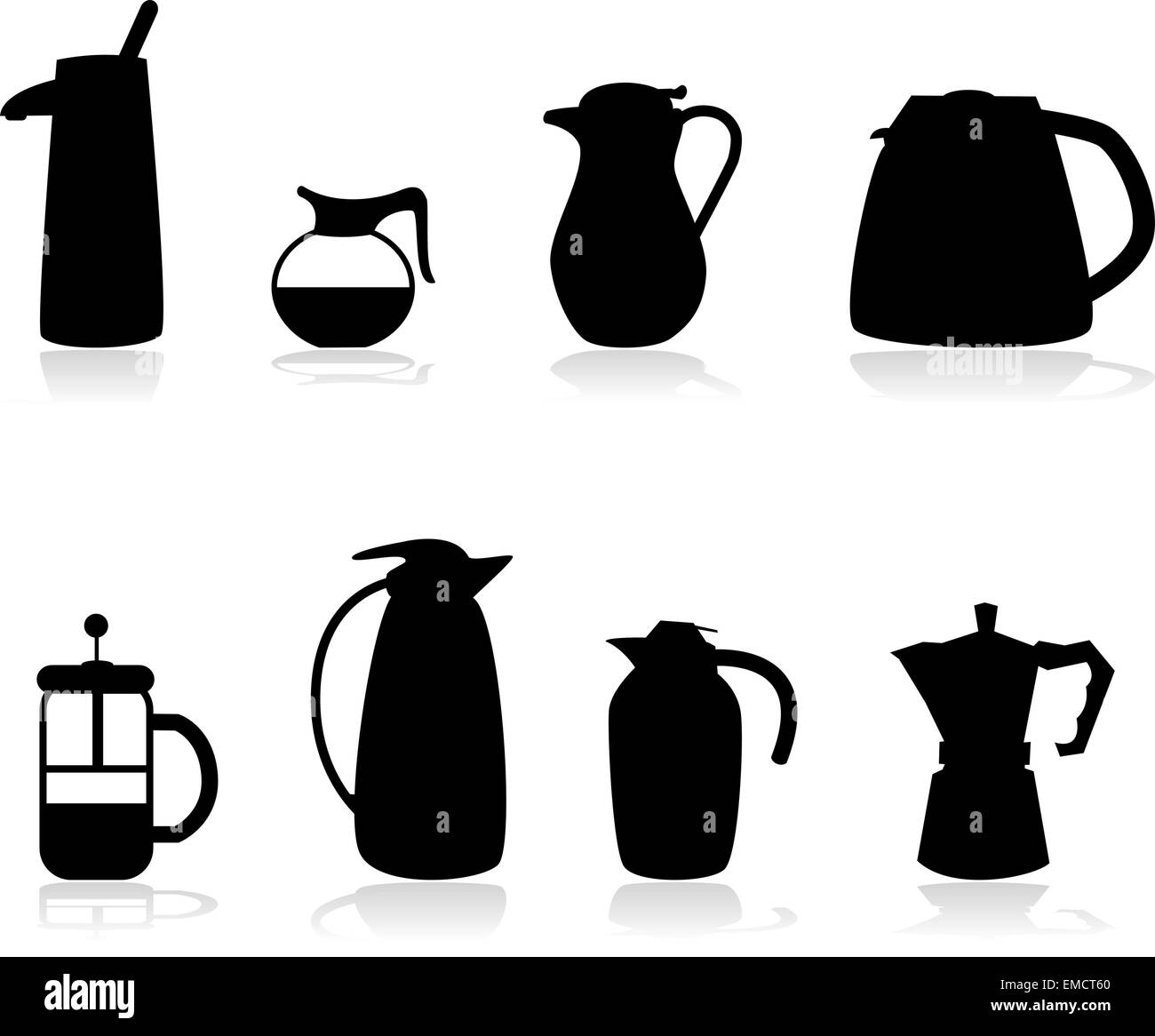 Different types coffee bean Cut Out Stock Images & Pictures - Alamy