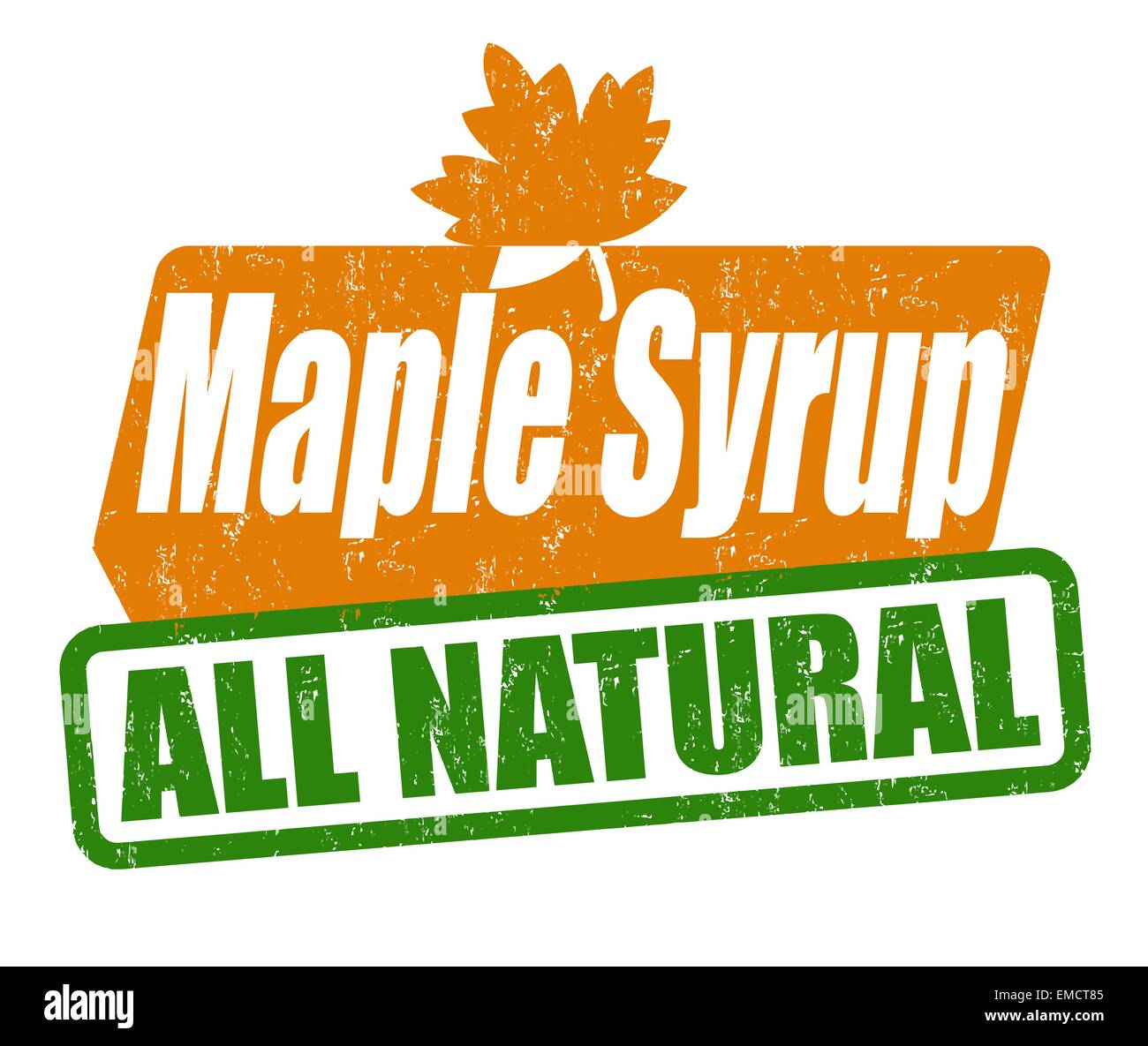 Maple syrup stamp Stock Vector Image & Art - Alamy