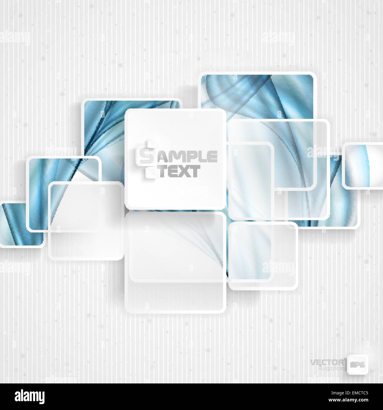 White Square Element On Stripes Background Stock Vector Image & Art - Alamy