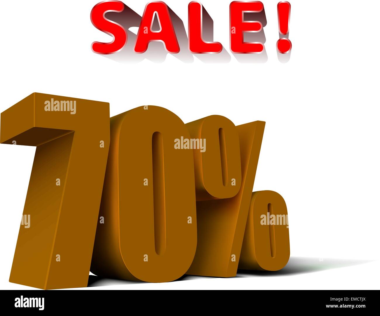 3d percentage sign Stock Vector Images - Alamy